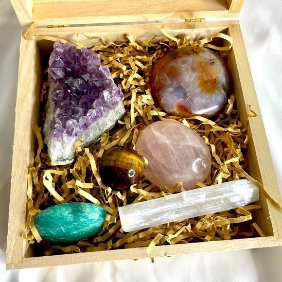 Accents | Large Energy Crystal Box Set Celestial Decor | Poshmark